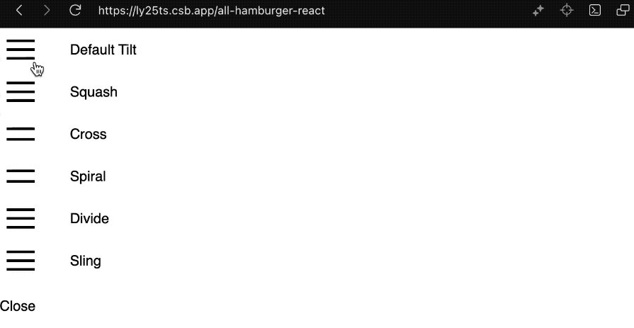 Creating an animated hamburger menu icon for React - LogRocket Blog
