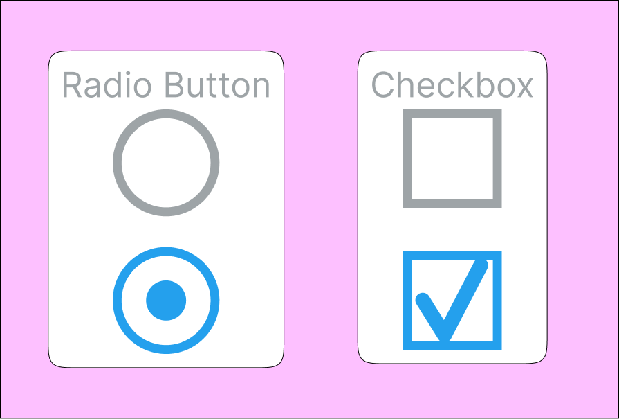 Radio button vs. checkbox: What’s the difference and which to use when ...