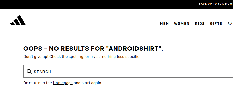 Designing “no results found” pages that can engage users - LogRocket Blog