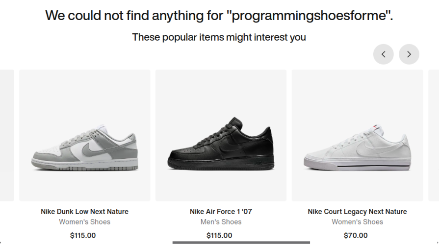 Designing “no results found” pages that can engage users - LogRocket Blog