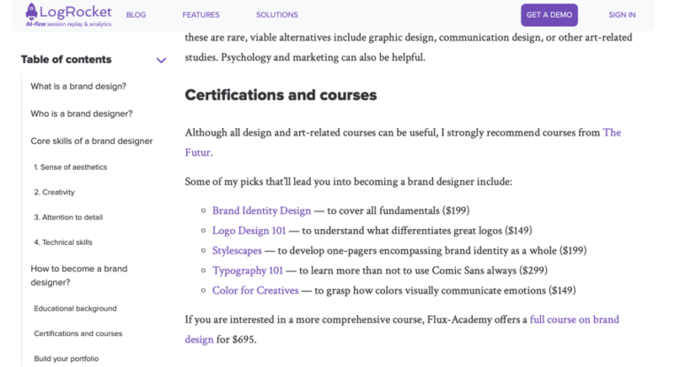 How to make text look clickable: A UX guide - LogRocket Blog