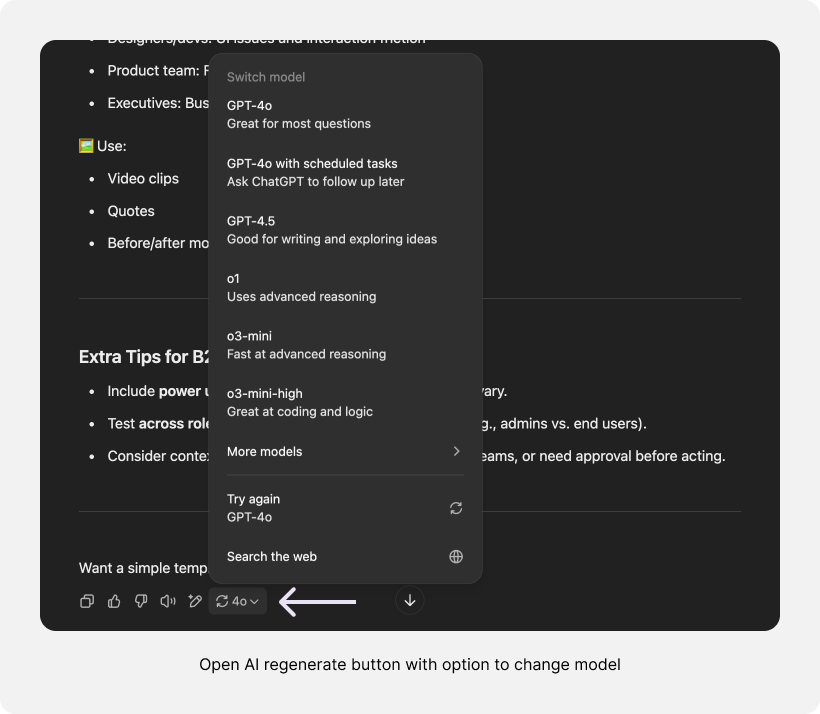 New design patterns for products with AI features - LogRocket Blog