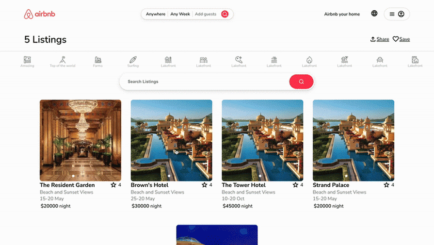 React View Transitions And Activity Api Tutorial Animate An Airbnb Clone Logrocket Blog