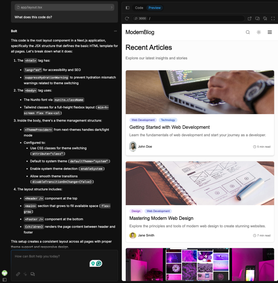 How to build and deploy a web app with Bolt - LogRocket Blog