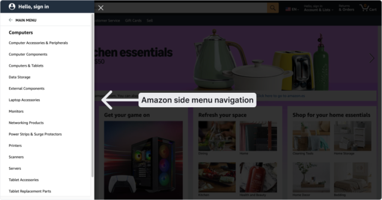 6 alternatives to navigation menus (with real product examples ...